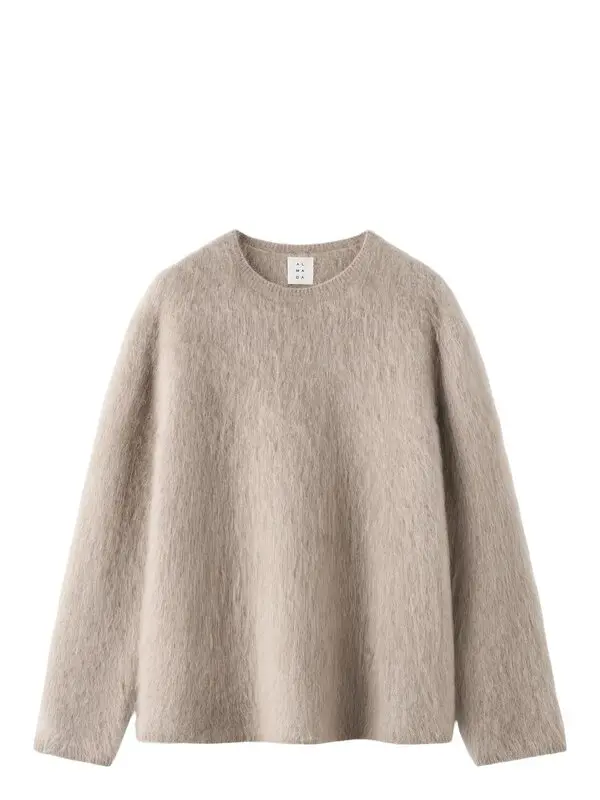 Almada Label Floy Crewneck Sweater - Nougat