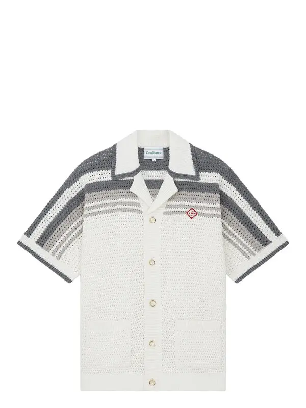 Casablanca Tennis Crochet Shirt - Multicolor