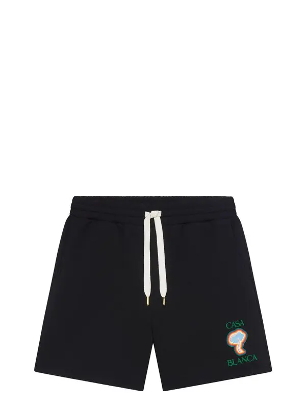 Casablanca Rainbow Mushroom Sweatshorts - Multicolor