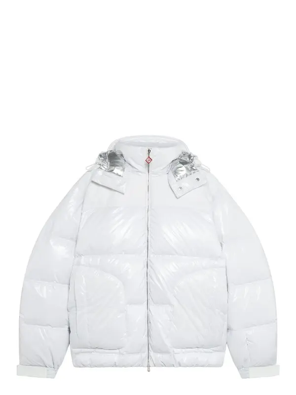 Casablanca Nylon & Ripstop Puffer Jacket - White