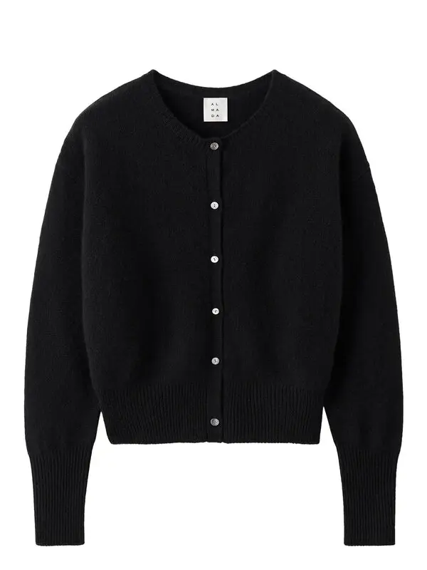 Almada Label Coco Cashmere Cardigan - Black