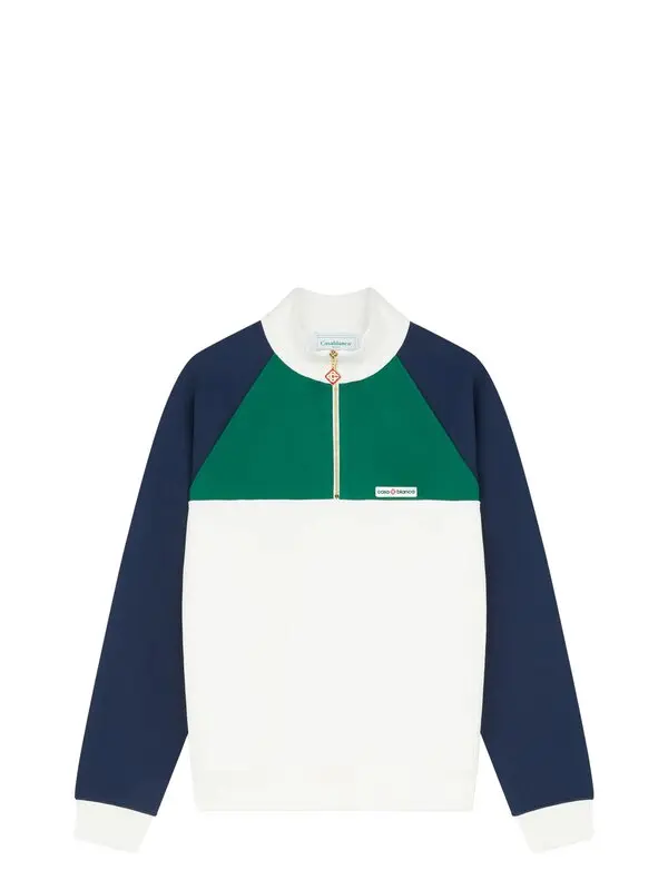 Casablanca Quarter Zip Sweatshirt - Multicolor