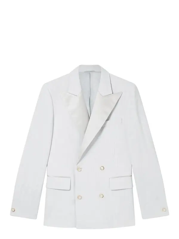 Casablanca Double Breasted Tuxedo Jacket - Multicolor