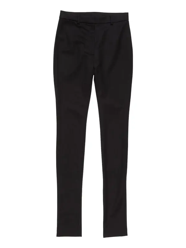 Acne Studios Stretch Wool Trousers - Black