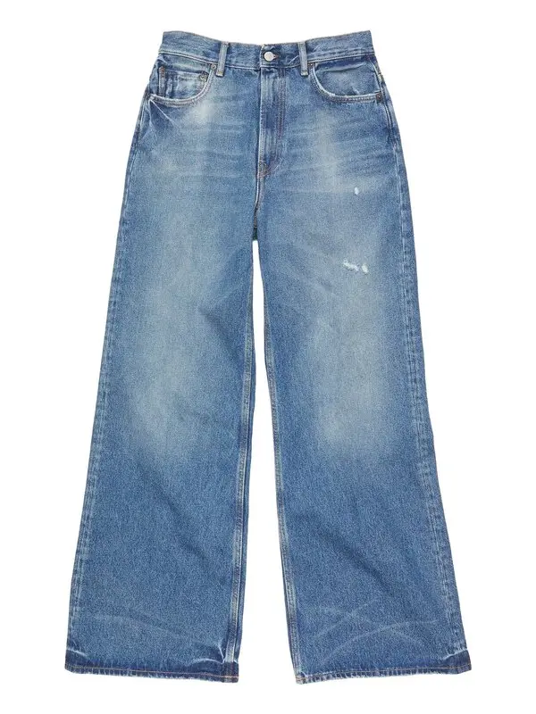 Acne Studios 2022 Relaxed Fit Jeans - Mid Blue