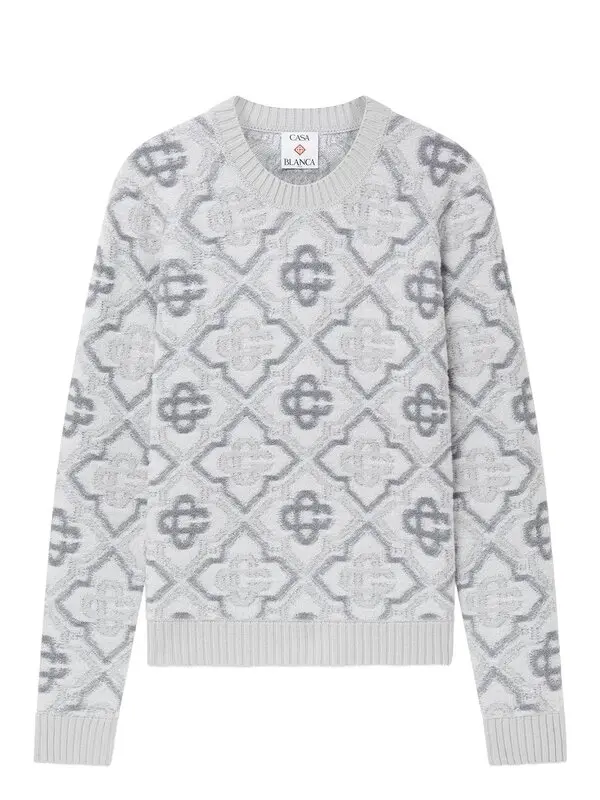 Casablanca Monogram Knit Jumper - Multicolor
