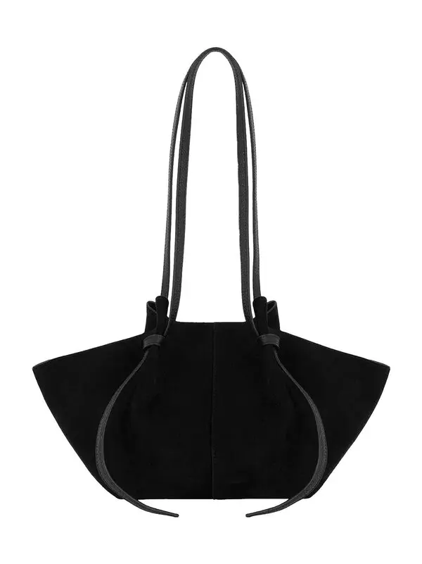Yuzefi Mochi Suede Bag - Black