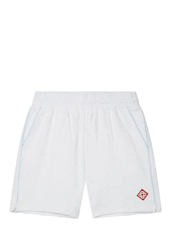 Casablanca Monogram Terry Shorts - Light Blue