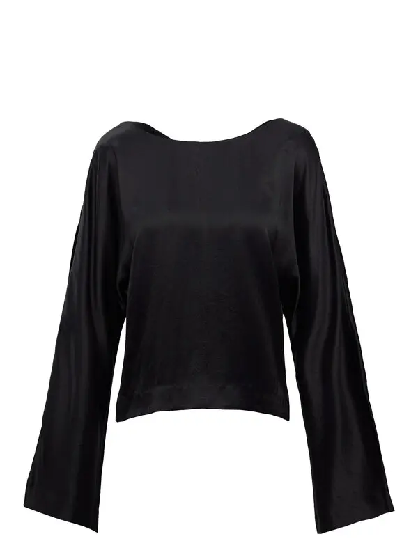 WAKAKUU Palermo Blouse - Black