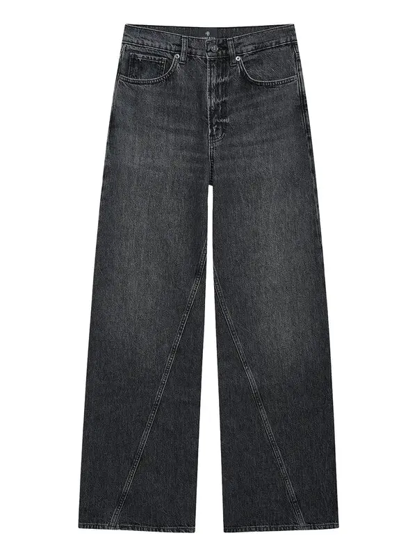 ANINE BING Brie Jeans - Washed Black