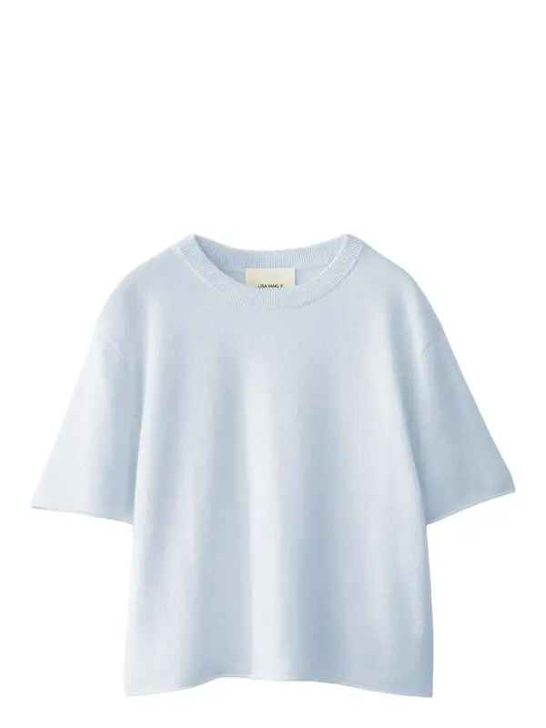 LISA YANG Cila Cashmere T-shirt - Blue