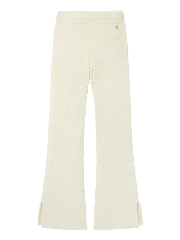 Casablanca Textured Knitted Trousers - Multicolor
