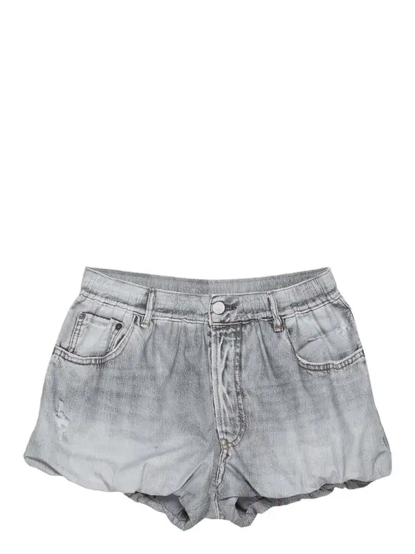 Acne Studios L’oeil Denim Printed Shorts - Grey
