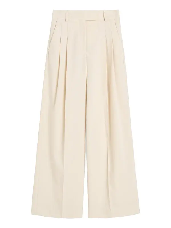 BY MALENE BIRGER Cymbaria High-waisted Trousers - Pearl