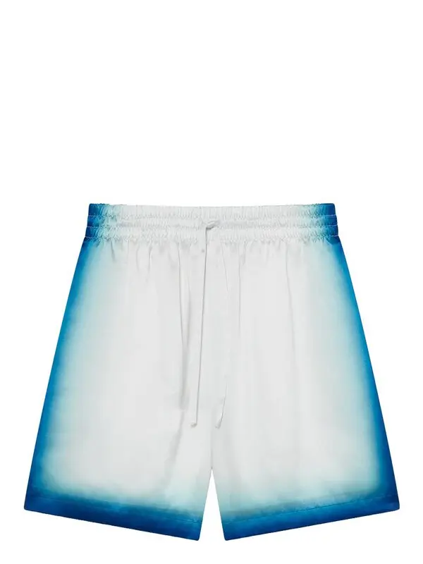 Casablanca Casa Way Skate Silk Shorts - Blue