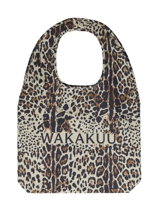 WAKAKUU Patterned Tote - Leopard
