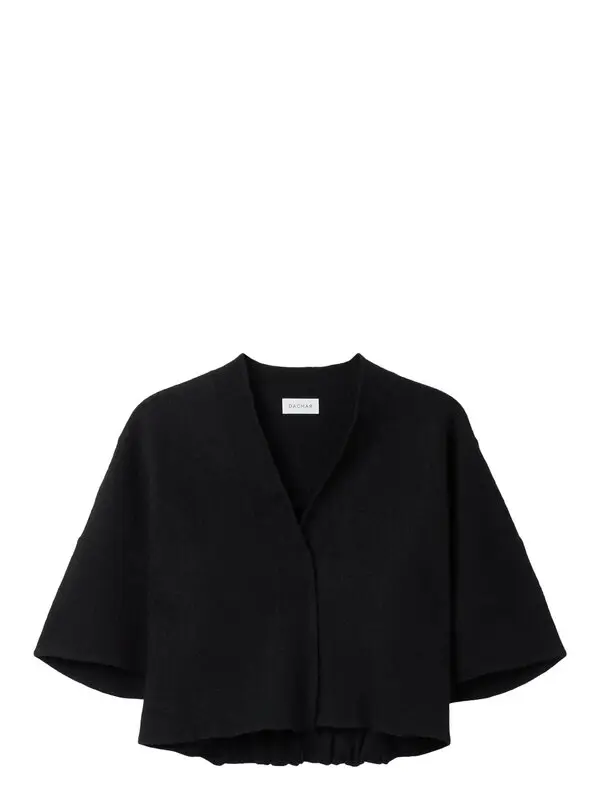 HOUSE OF DAGMAR Hort Wool Cardigan - Black