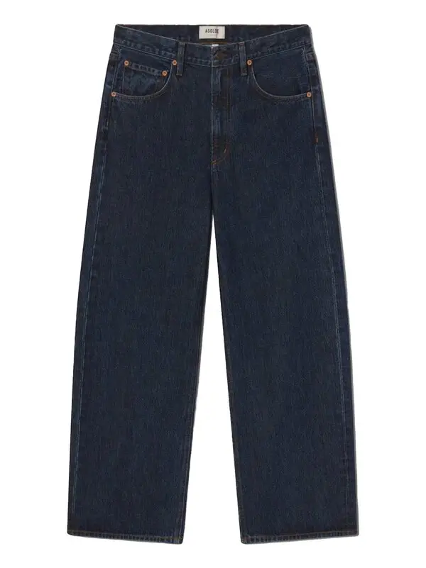 AGOLDE Low Curve Jeans - Dark Blue Wash