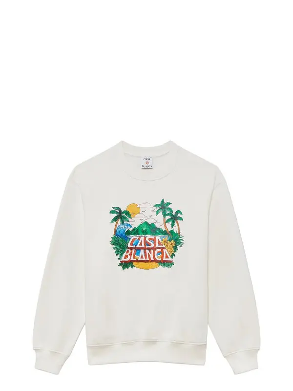 Casablanca Casa Beach Wave Sweatshirt - Multicolor