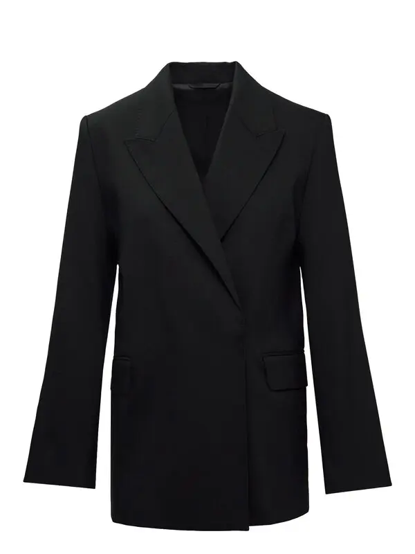 WAKAKUU Dover Double-breasted Blazer - Black