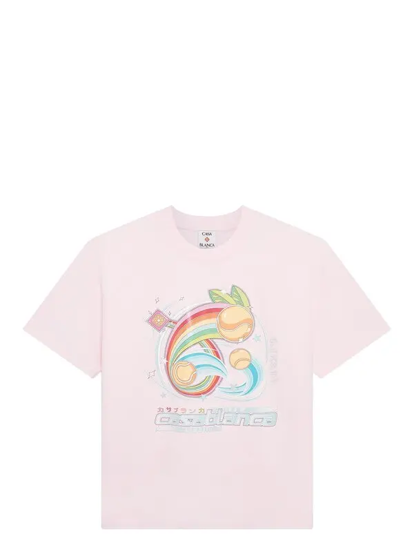 Casablanca Manga Tennis Ball T-shirt - Multicolor