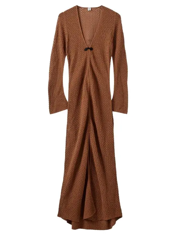 THE GARMENT Tanzania Knitted Maxi Dress - Bronze