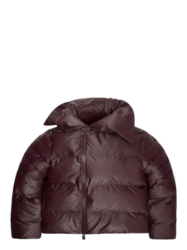 Rains Alta Vision Short Puffer Jacket - Bordeaux
