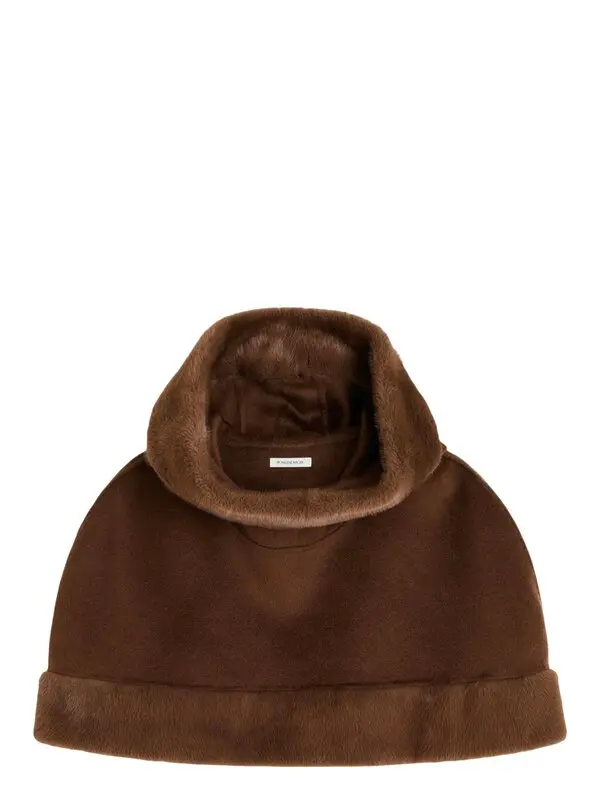 BY MALENE BIRGER Marta Wool Cape - Brown
