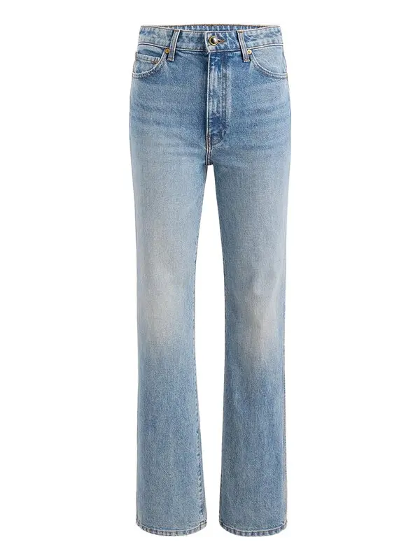 Khaite Danielle Straight-leg Jeans - Denim