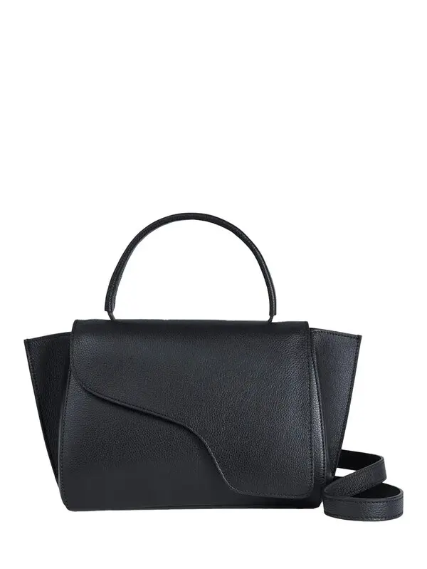 ATP ATELIER Arezzo Grained Calf Bag - Black