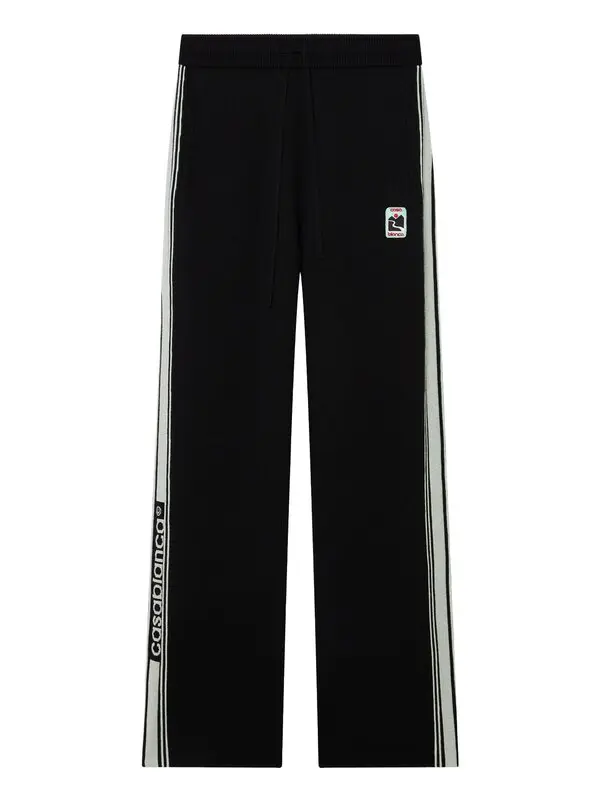Casablanca Merino Knit Track Pants - Multicolor