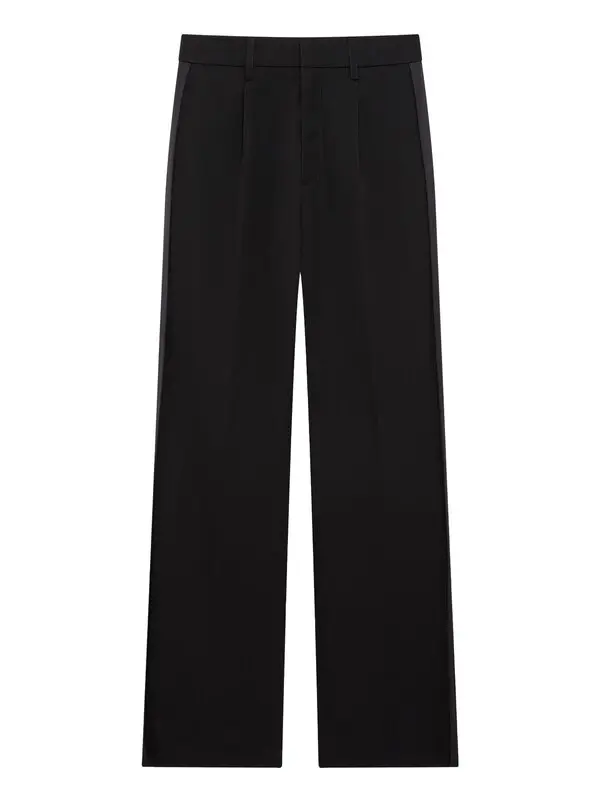 Casablanca Wool Tailored Pleated Trousers - Multicolor