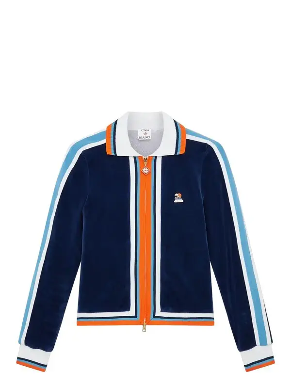 Casablanca Velour Montagne Track Jacket - Multicolor