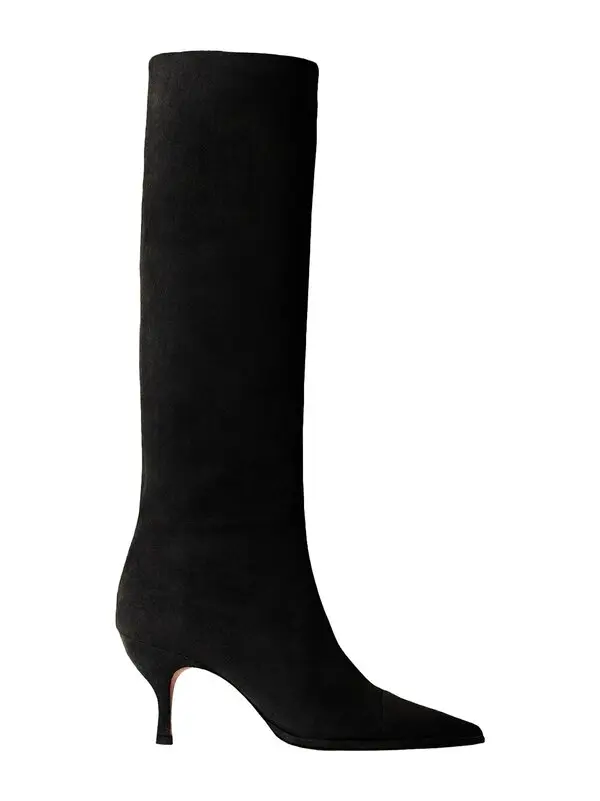 SANIA D'MINA Avenue High Boots - Black