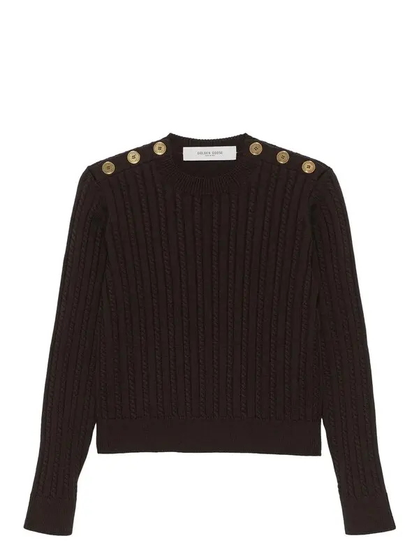 GOLDEN GOOSE Journey Ofra Sweater - Brown