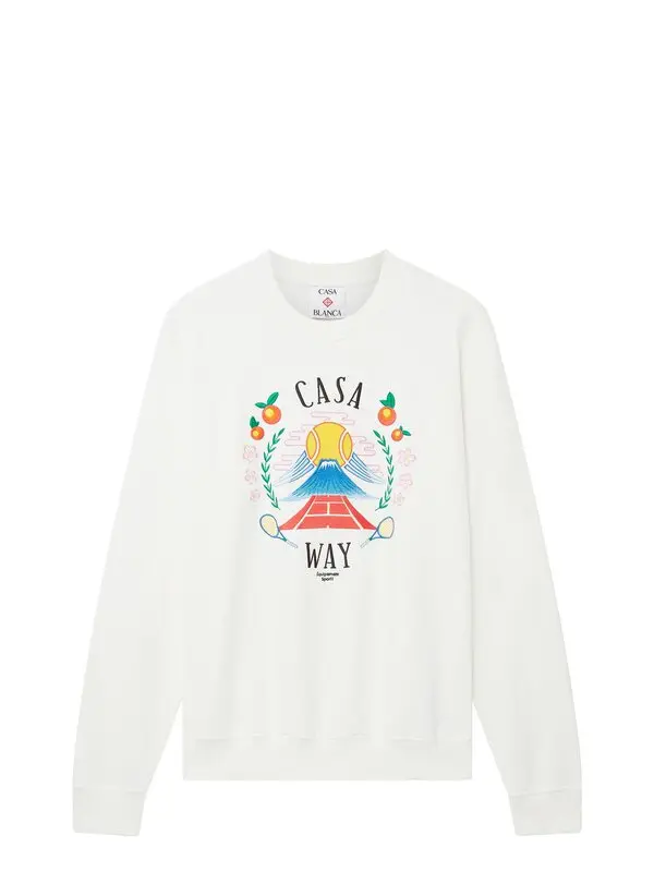 Casablanca Casa Way Mountain Hooded Sweatshirt - Multicolor