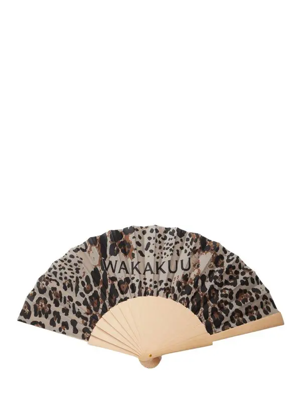 WAKAKUU Print Fan - Leopard