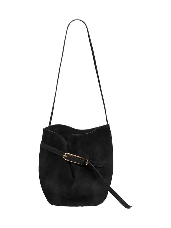 LIFFNER Belted Bucket Bag - Black