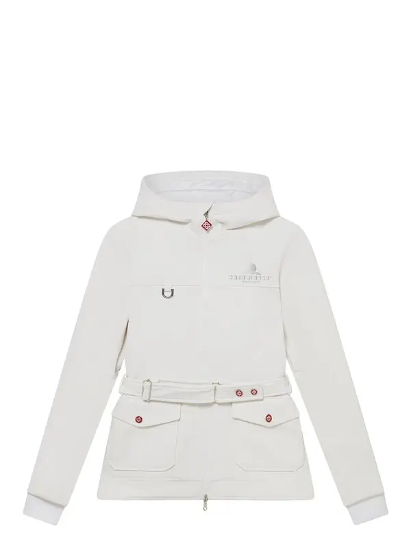 Casablanca Hooded Ski Jacket - White