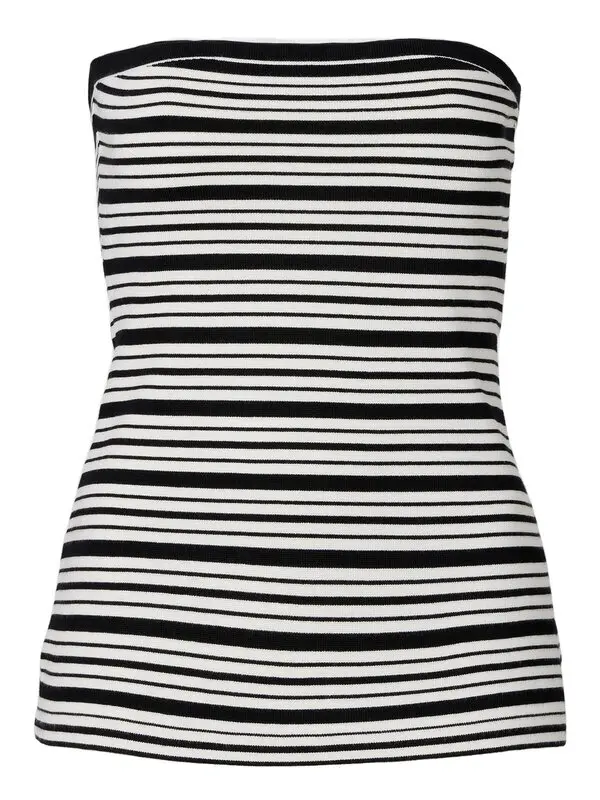 WAKAKUU Emmy Tube Top - Black,white