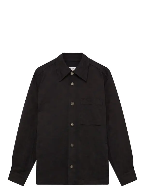 Casablanca Denim Monogram Overshirt - Multicolor
