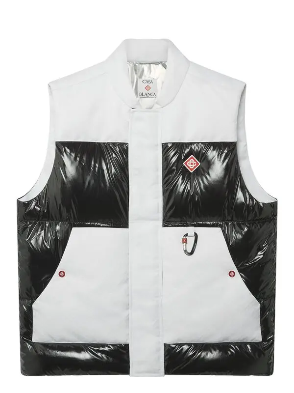 Casablanca Ripstop Down Ski Vest - White