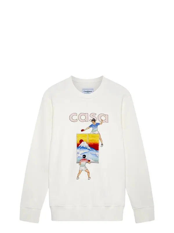 Casablanca Fuji Ping Pong Sweatshirt - Multicolor