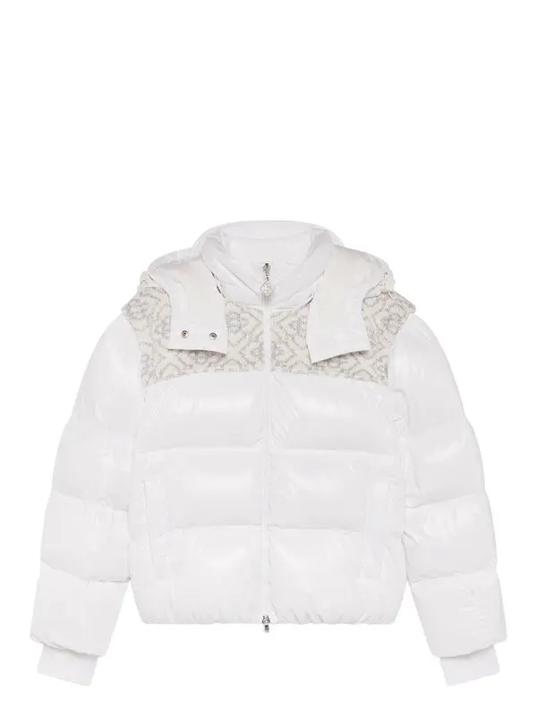Casablanca Ski Ripstop Down Puffer Jacket - White