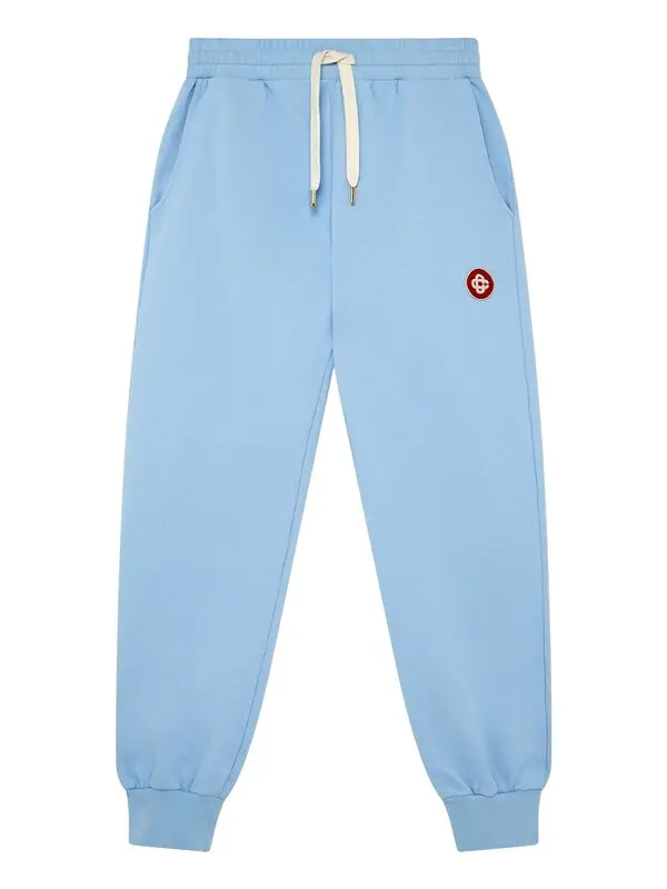 Casablanca Logo Patch Sweatpants - Blue