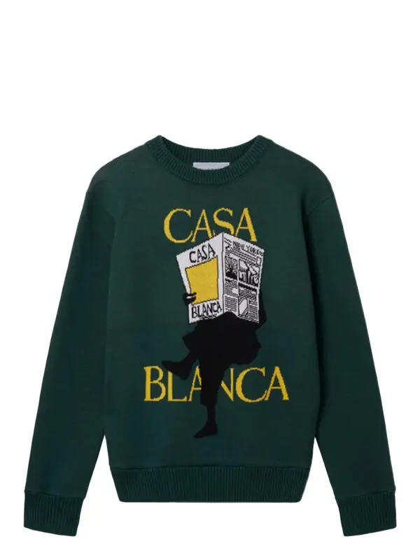 Casablanca Casa Times Intarsia Jumper - Multicolor