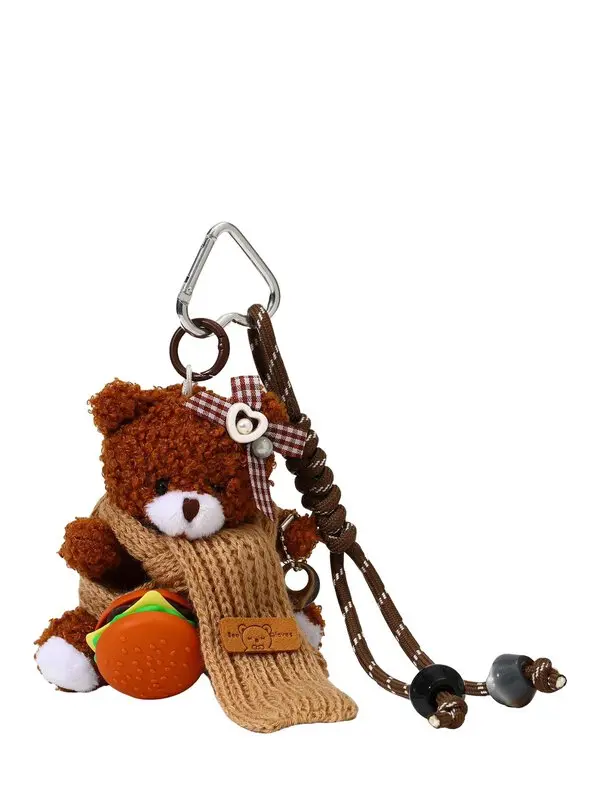 STICKY BESTIE Bag Charm - Brown
