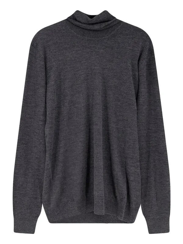 Brunello Cucinelli Cashmere And Silk Turtleneck - Grey
