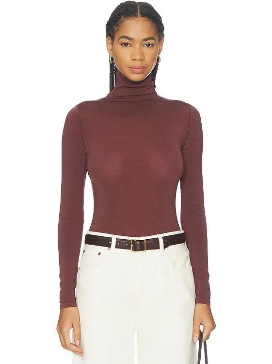 Wolford Colorado String Bodysuit - Rust