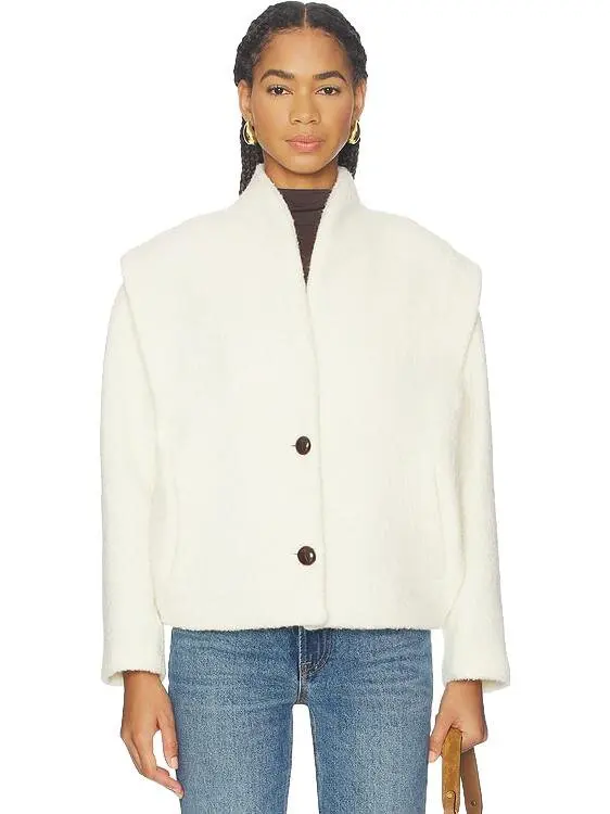 Isabel Marant Étoile Drogo Festive Comfy Coat - Ivory
